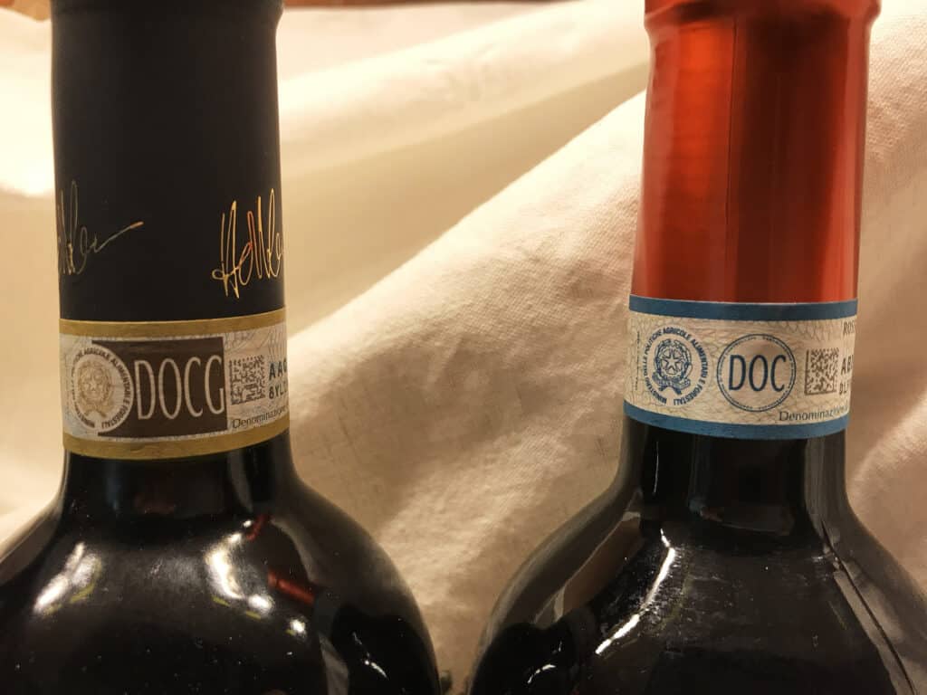 Italian Wine Appellations: DOC and DOCG explained - Montalcino Wine Tours