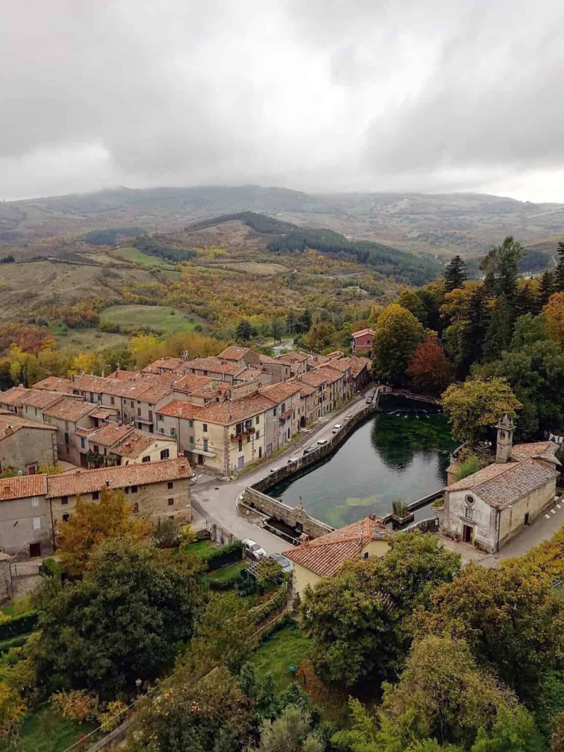 Monte Amiata, the highest mountain in southern Tuscany